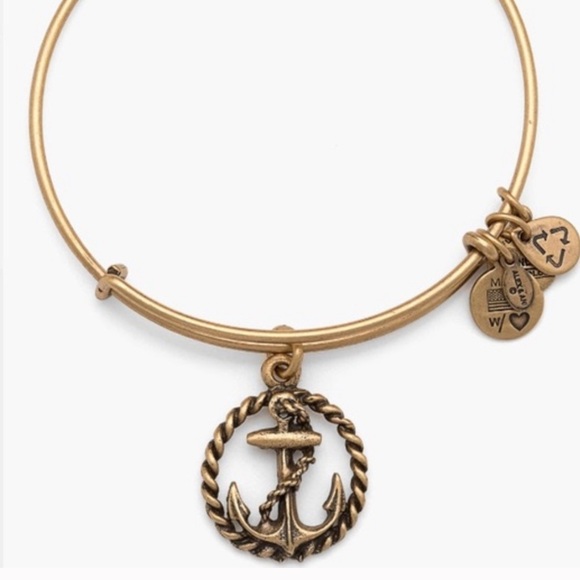 Alex and Ani | Jewelry | Alex And Ani Anchor Bangle | Poshmark
